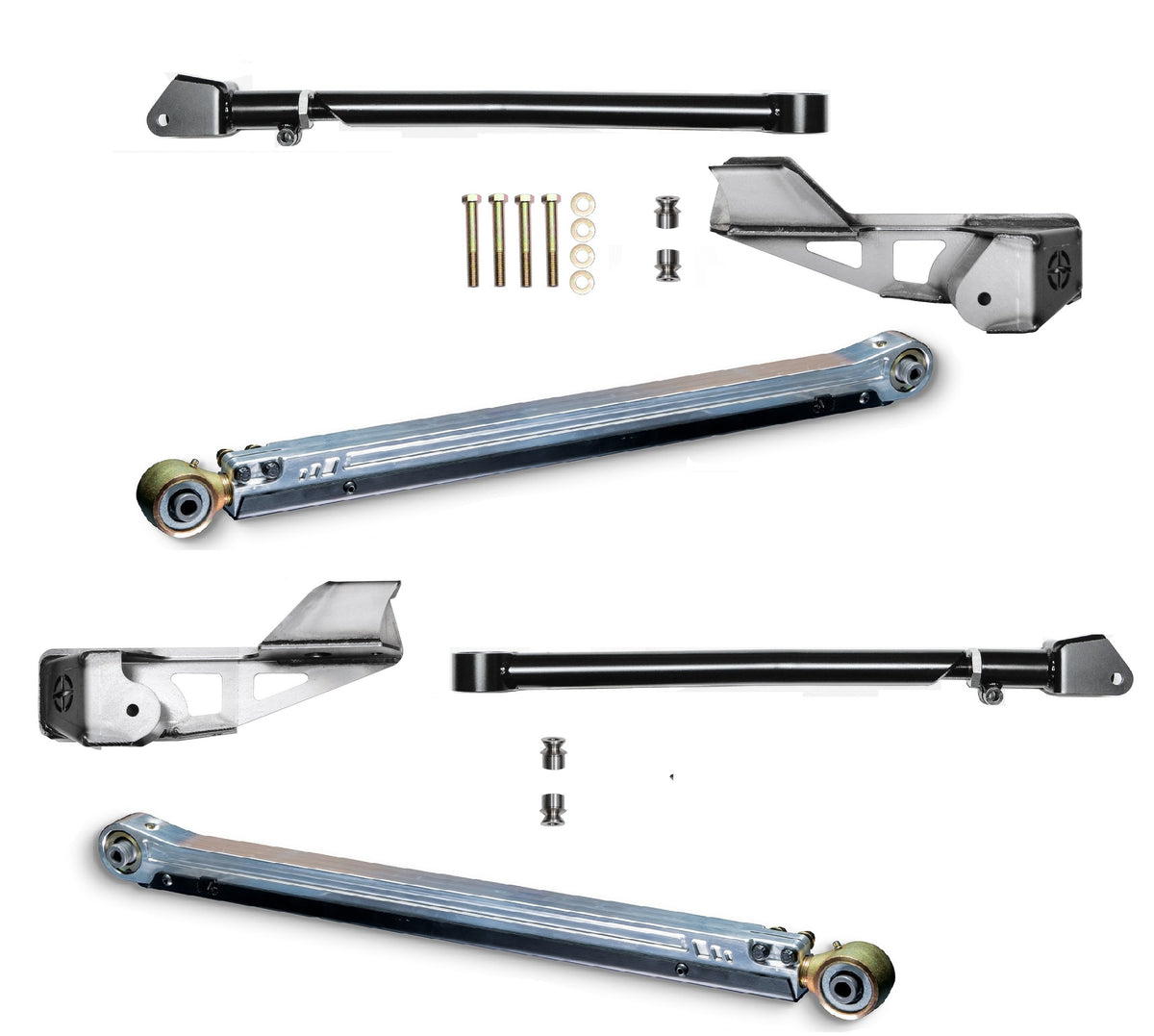 JLU/JT Front High Clearance Long Arm Kit (4 Door Only) | EVO Manufacturing