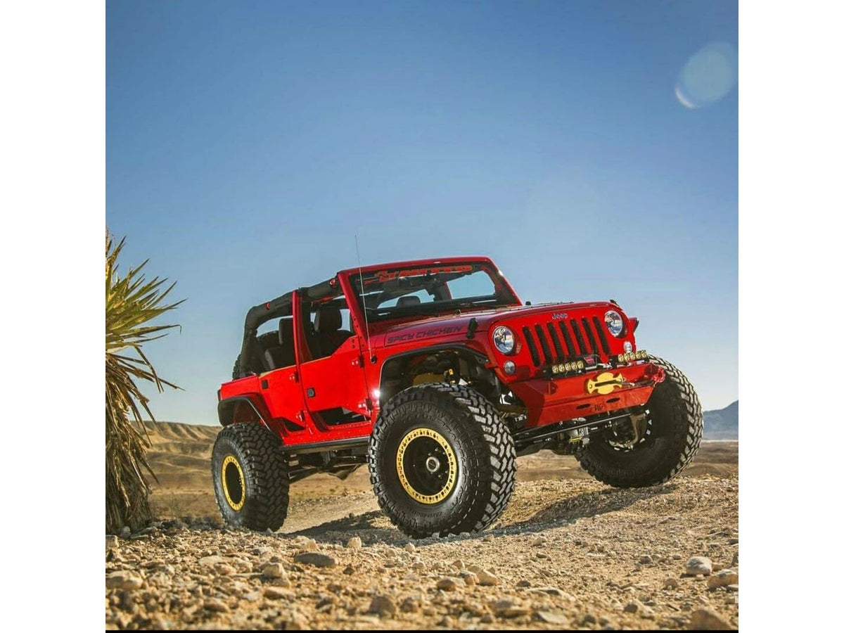JK JKU EVO 3-5 INCH Lift KING COILOVER CONVERSION HIGH CLEARANCE LONG ...